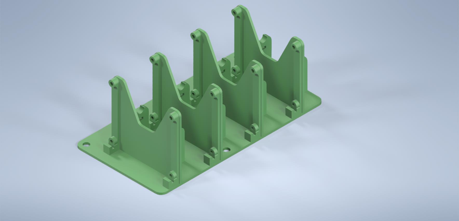 STL file Rasperry Pi Cluster Wall / Table Stand・Model to download and ...