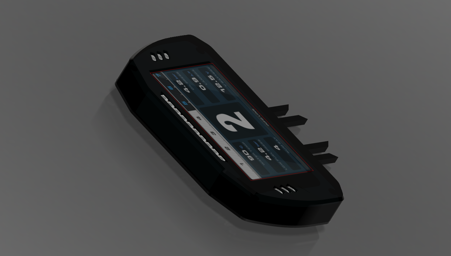 Archivo STL PANTALLA SIM DE 5 PULGADAS AIM MXS, WTCR CAR DISPLAY 🚗 ...