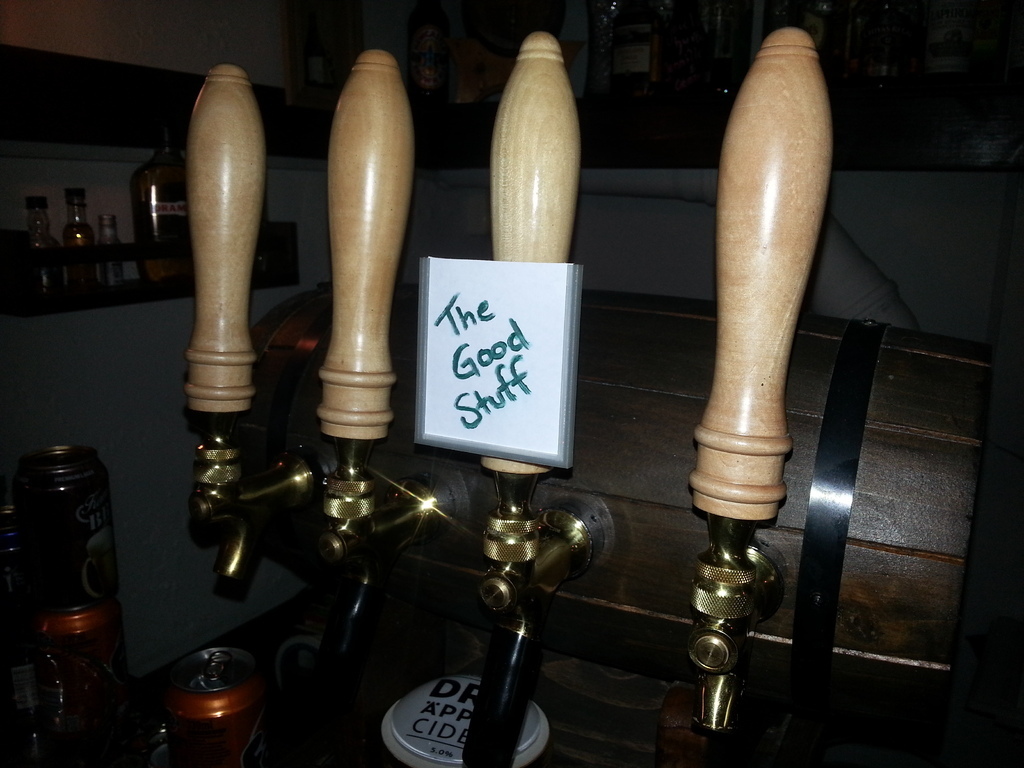 Free 3D file Tap Handle Sign・Template to download and 3D print・Cults