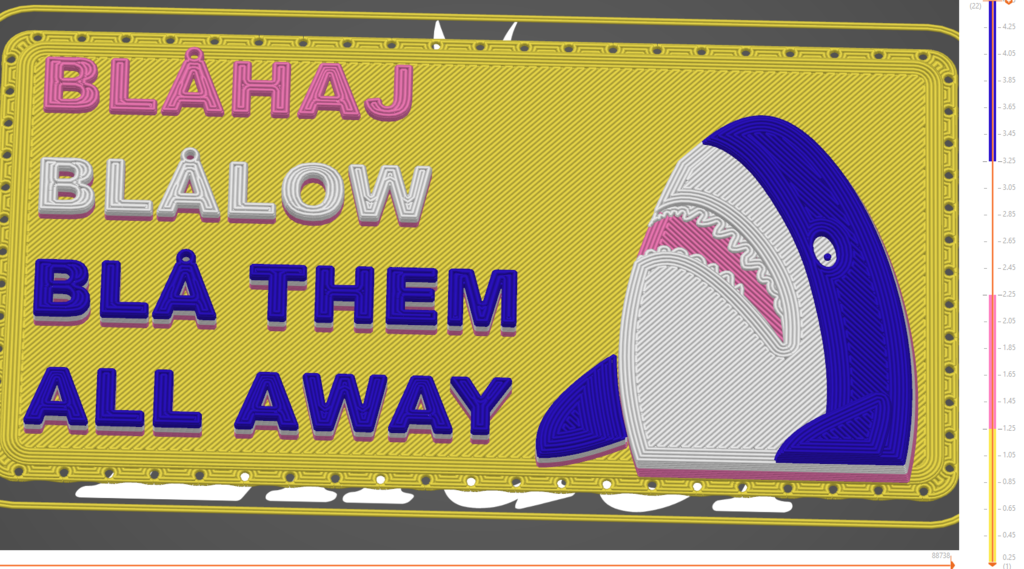 Free 3D file BLÅHAJ patch・Design to download and 3D print・Cults