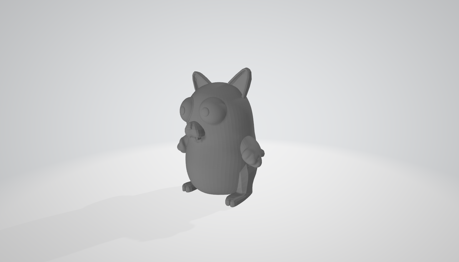Fichier STL FUNNY CAT・Design pour imprimante 3D à télécharger・Cults