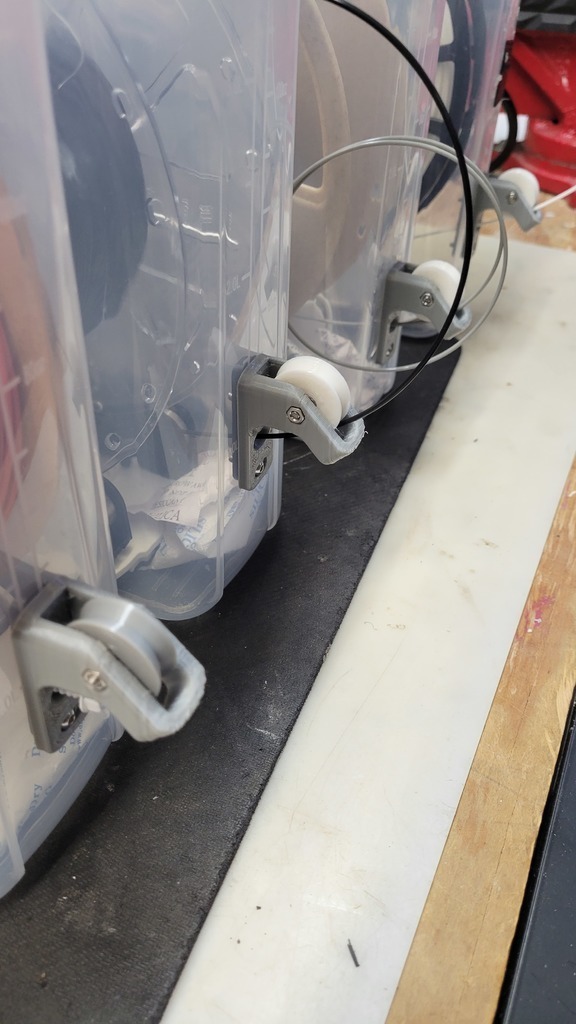 Free 3D file Filament Roller for Filament Dry Box 🪢・3D printer model to ...