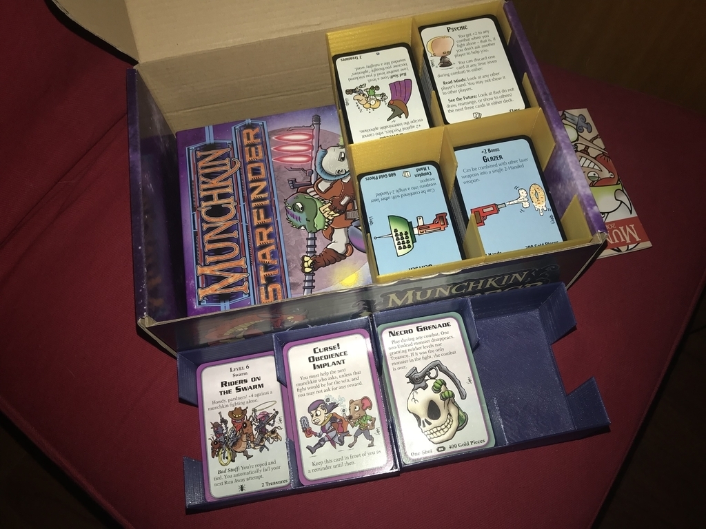 Free 3D file Munchkin Starfinder Everything Box Card Insert・3D print ...