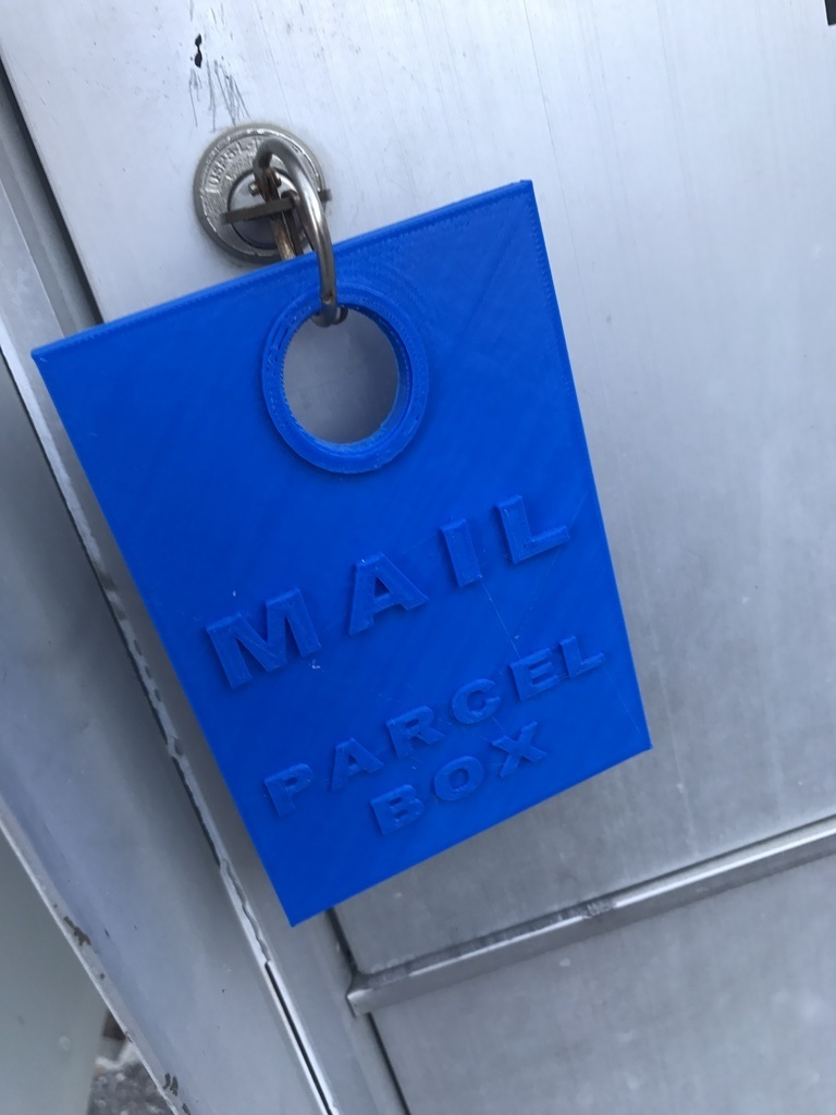Free 3D file Mail Parcel Box Hangtag・3D printer design to download・Cults