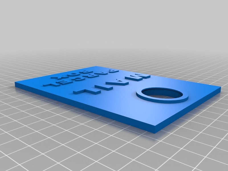 Free 3D file Mail Parcel Box Hangtag・3D printer design to download・Cults