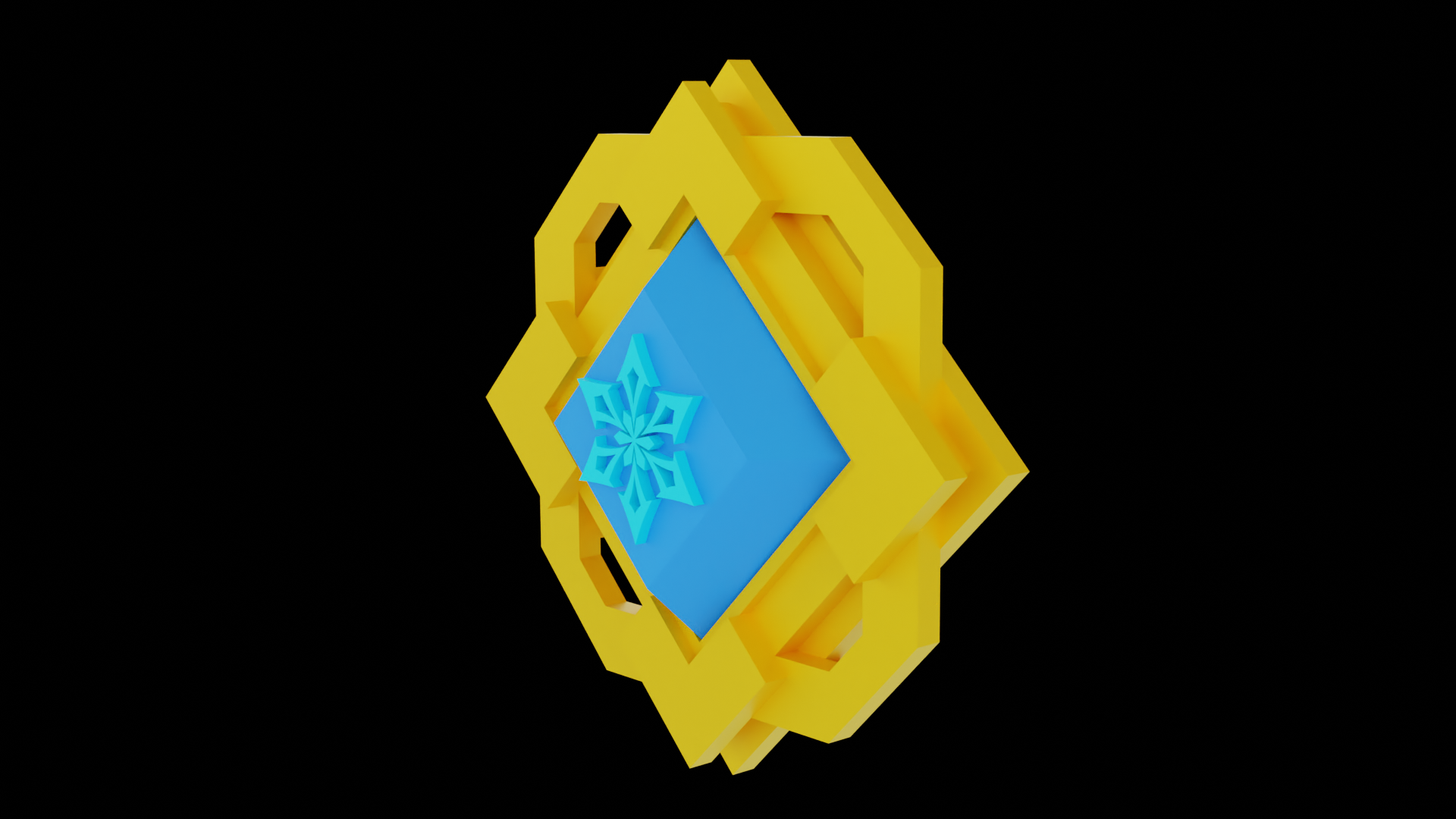 STL file Vision Liyue - Cryo -Genshin Impact 🎲・3D printer design to ...