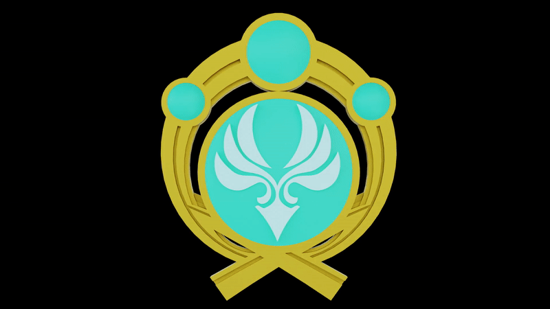 STL file Vision Inazuma - Anemo -Genshin Impact 🎲・3D printable model to ...