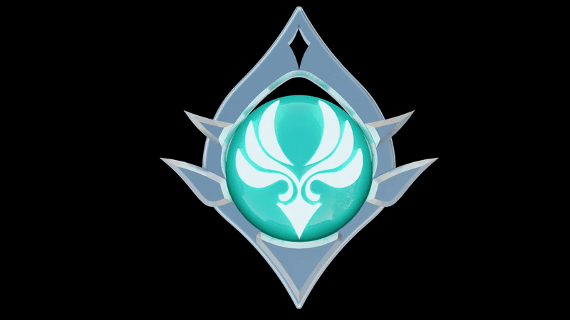 Archivo STL Vision Fatui ( Anemo) - Genshin Impact・Modelo imprimible en ...