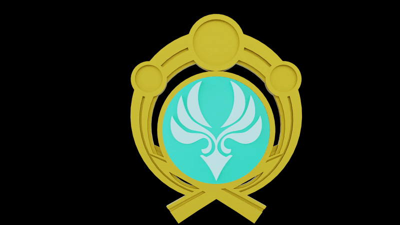 STL file Vision Inazuma - Anemo -Genshin Impact 🎲・3D printable model to ...