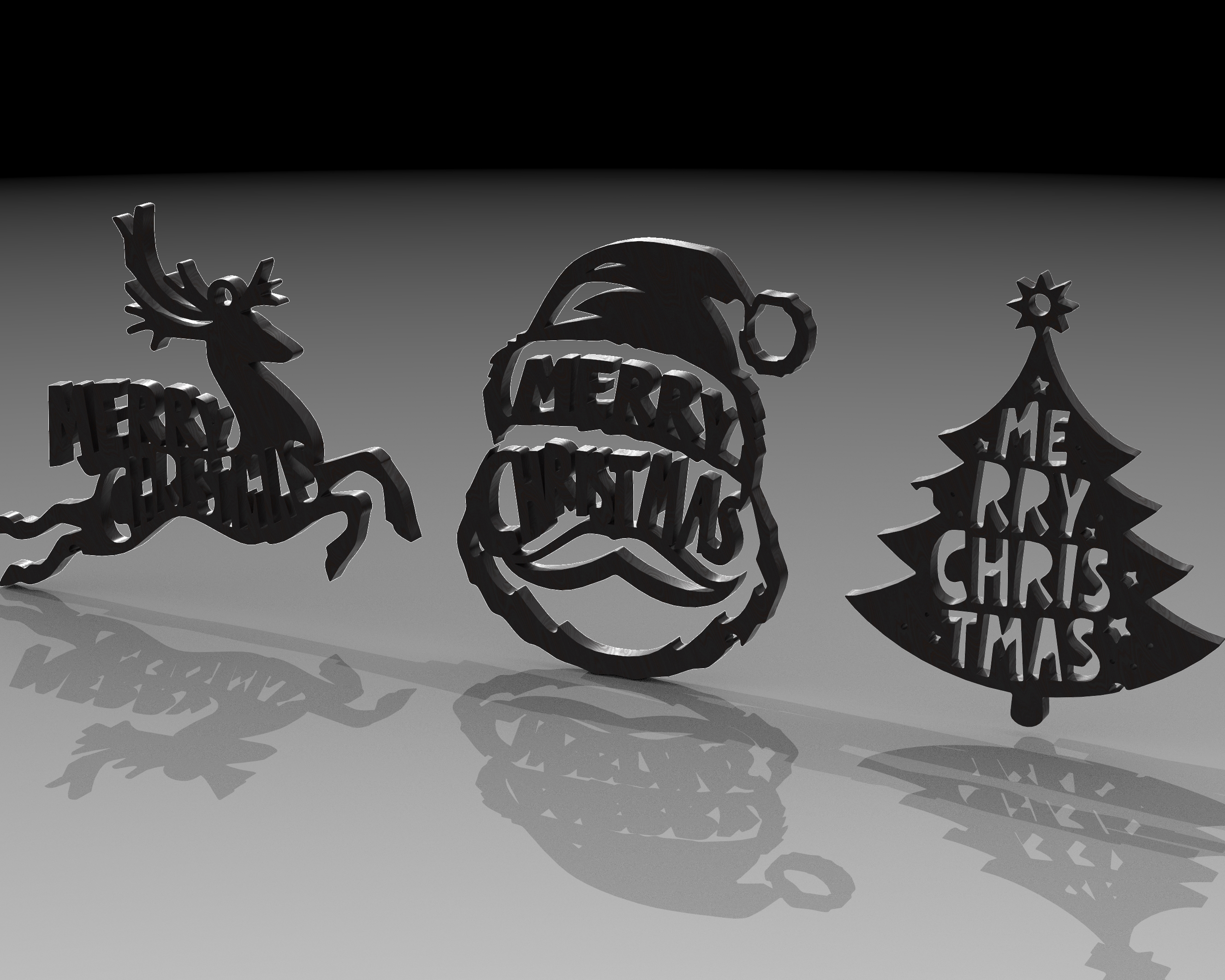 STL file Christmas decorations・3D printing model to download・Cults