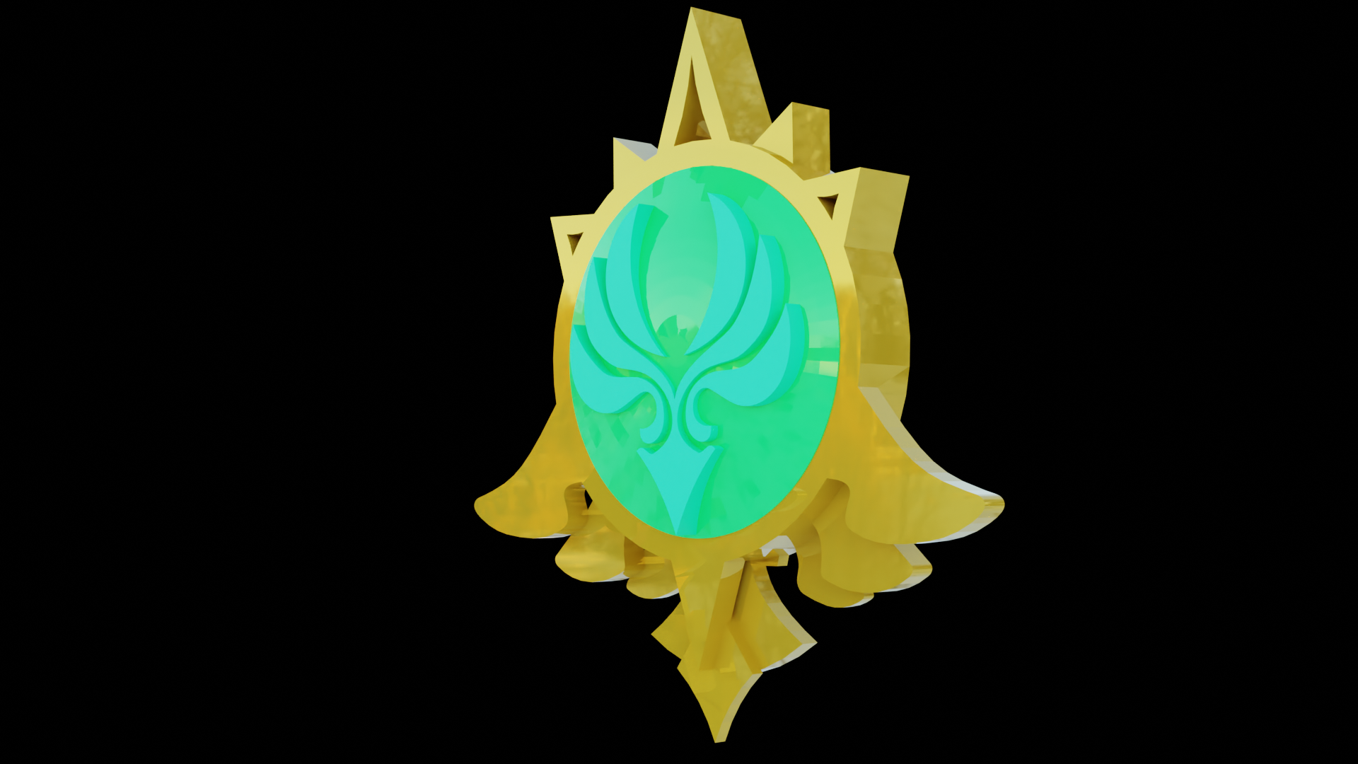 STL file Vision Mondstadt - Anemo -Genshin Impact 🎲・3D print design to ...