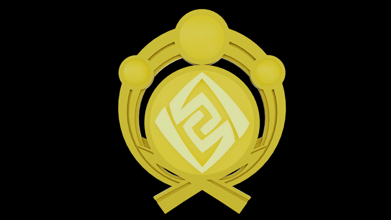 Файл STL Vision Inazuma - Geo -Genshin Impact 🎲・Модель для загрузки и ...