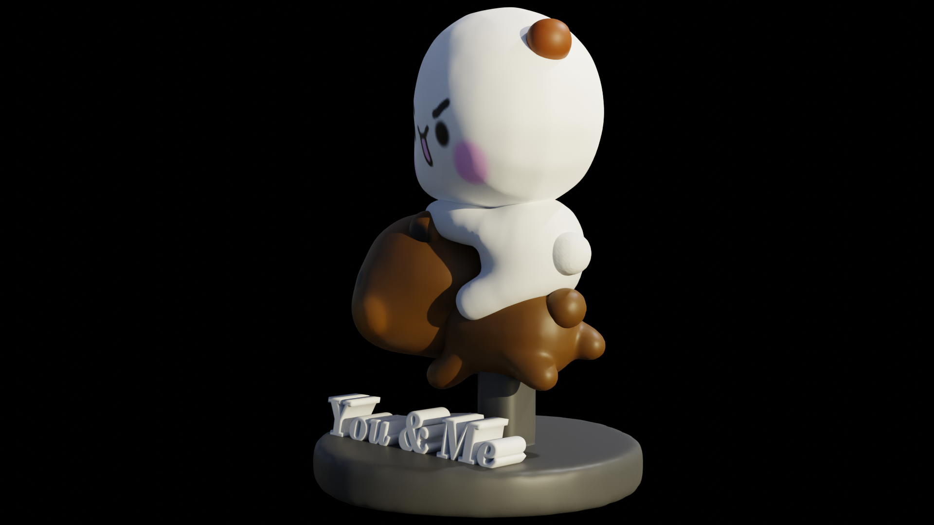 Free STL file Brownie and Sugar・3D printer model to download・Cults