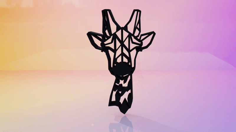 Free STL file Giraffe・Object to download and to 3D print・Cults