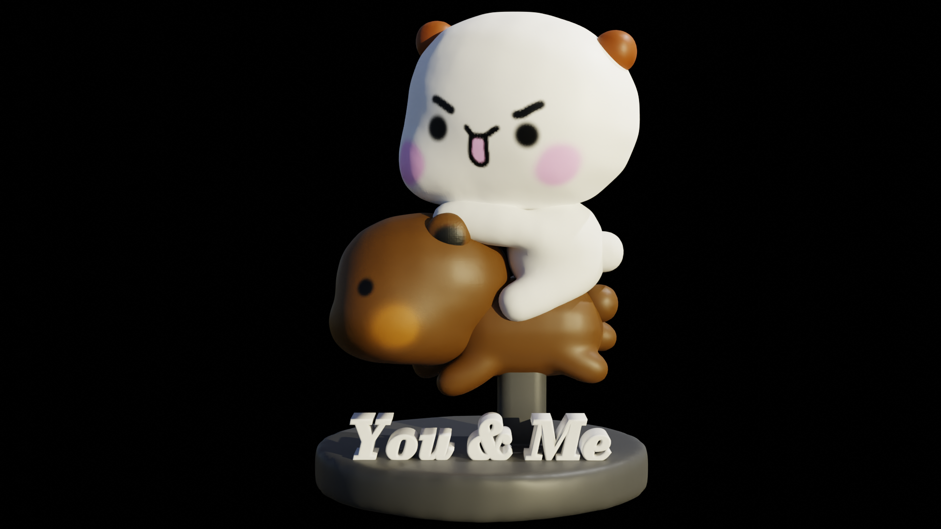 Free STL file Brownie and Sugar・3D printer model to download・Cults