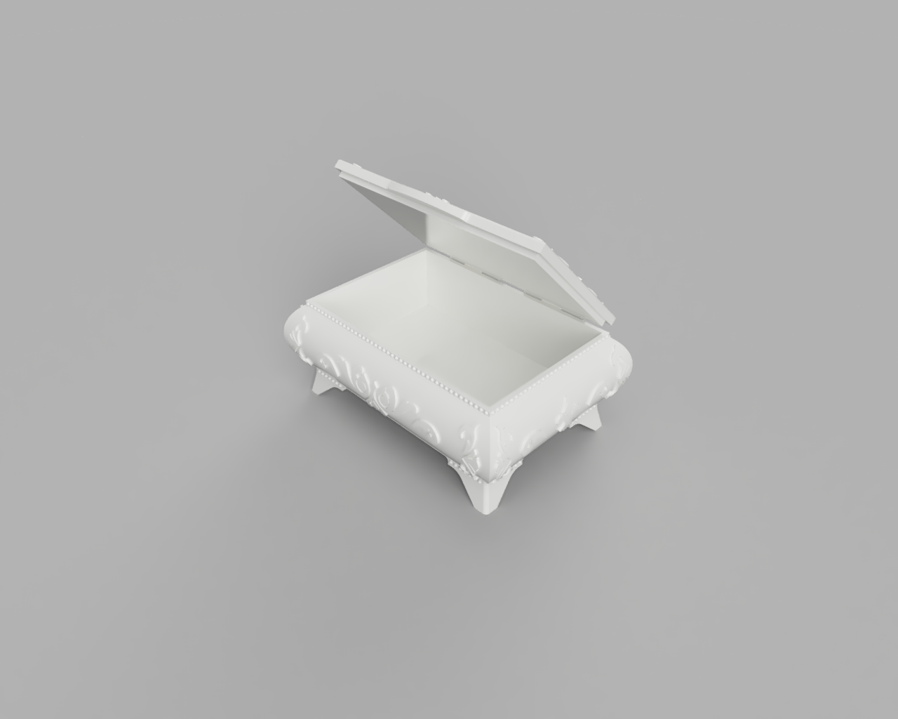 STL file Vintage jewelry box 📦・Design to download and 3D print・Cults