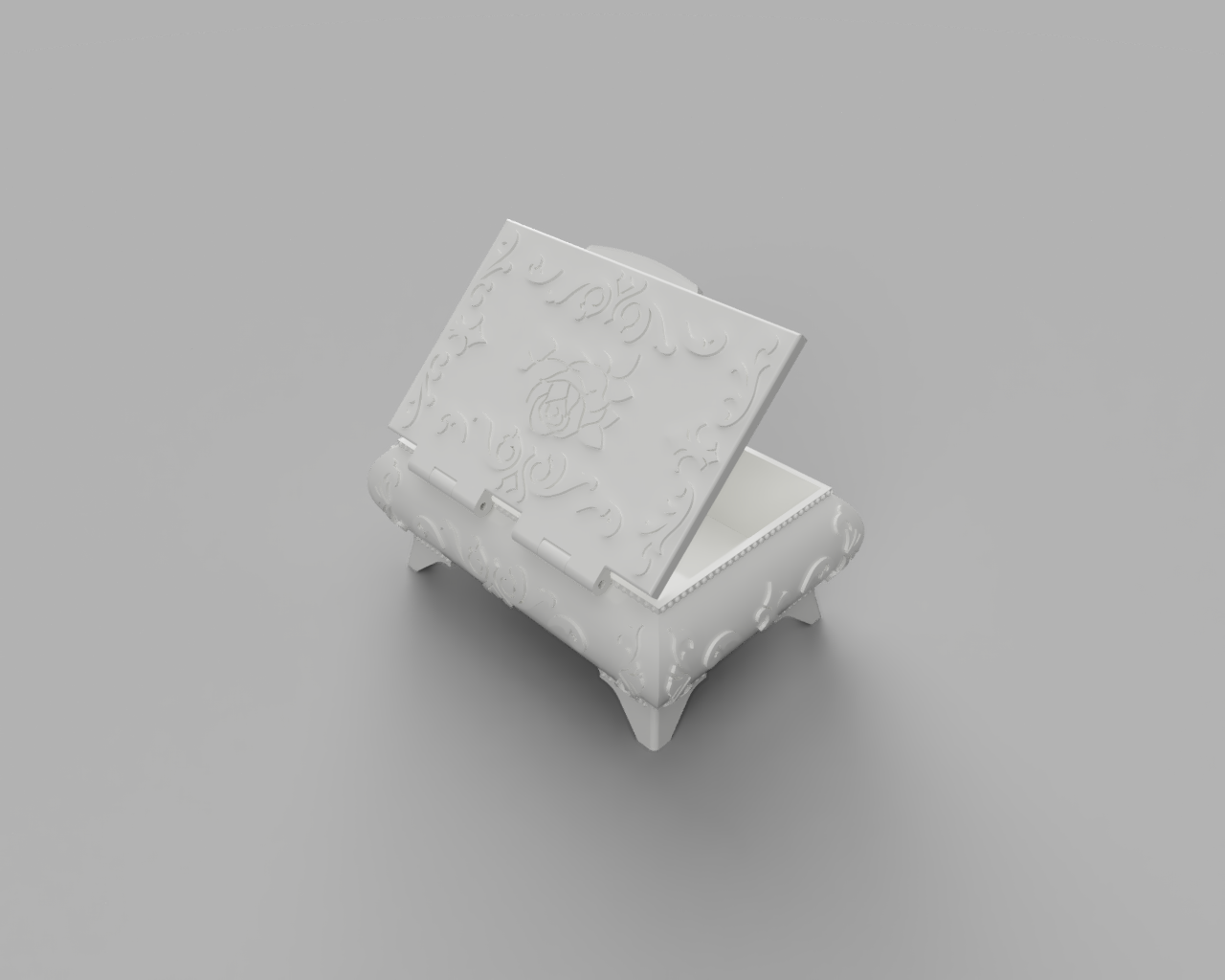 STL file Vintage jewelry box 📦・Design to download and 3D print・Cults