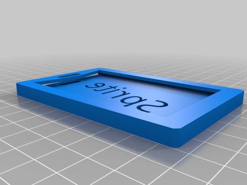 Free 3D file 2mm ID badge holder・3D print design to download・Cults