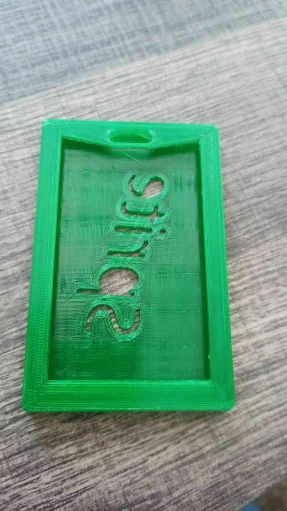 Free 3D file 2mm ID badge holder・3D print design to download・Cults