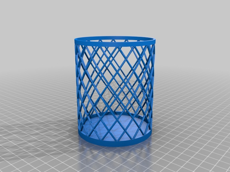 Free 3D file Simple pencil cup/holder, customizable (parametric)・Design ...