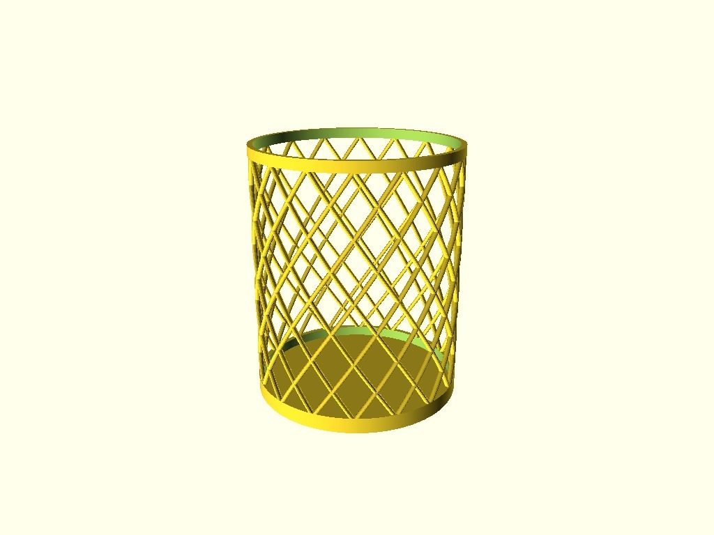 Free 3D file Simple pencil cup/holder, customizable (parametric)・Design ...