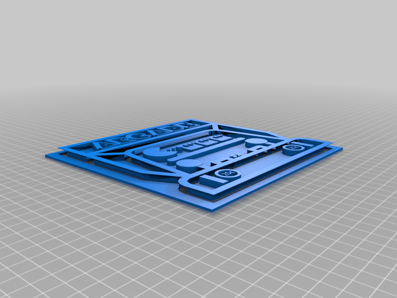 Free 3D file Arcade Wall Sign・Design to download and 3D print・Cults