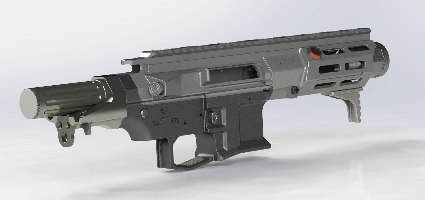 3D file PDX 505 airsoft gun 🔫・3D printer design to download・Cults