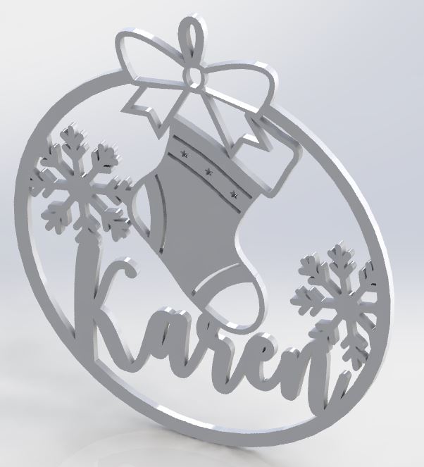 STL file Karen Christmas・3D printer model to download・Cults