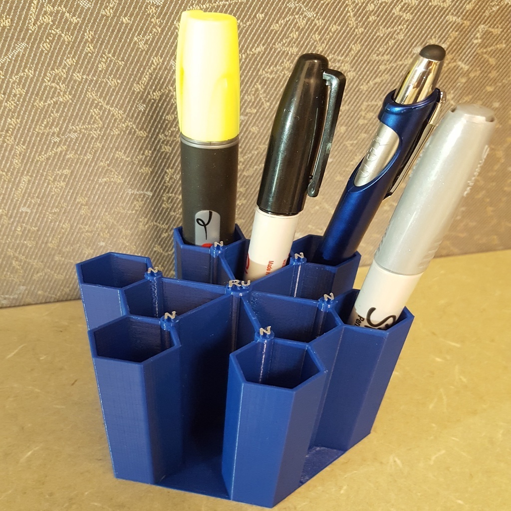 Free 3D file Ru(BPY)3 Pen Holder 🖊️・3D print object to download・Cults