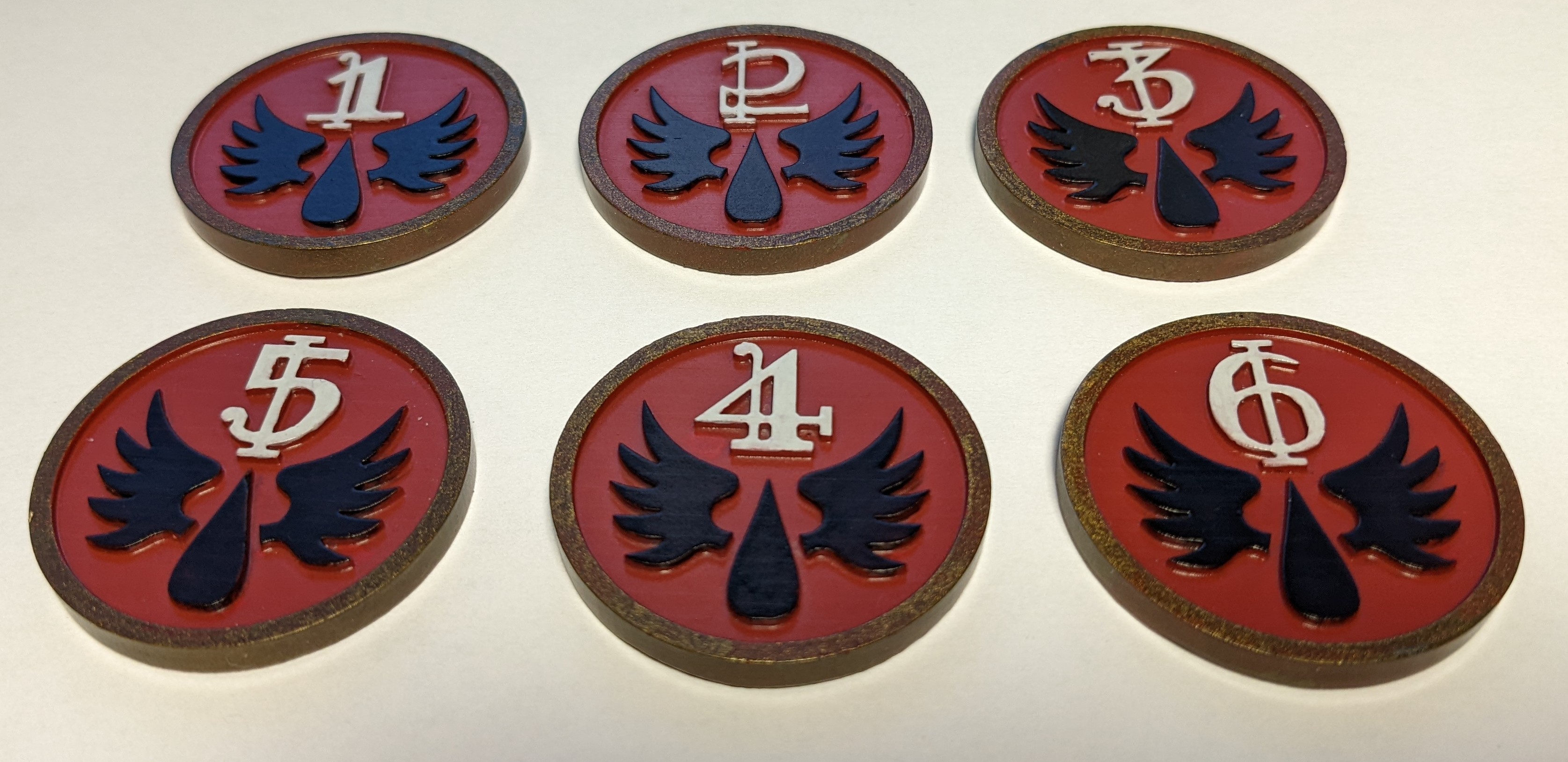 3D file Blood Angels Objective Markers・3D print design to download・Cults
