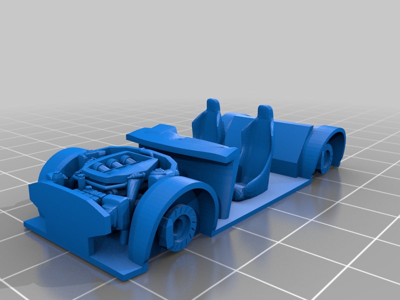 Free STL file R35 GT-R separated body and chassis 🎲・3D printer design ...