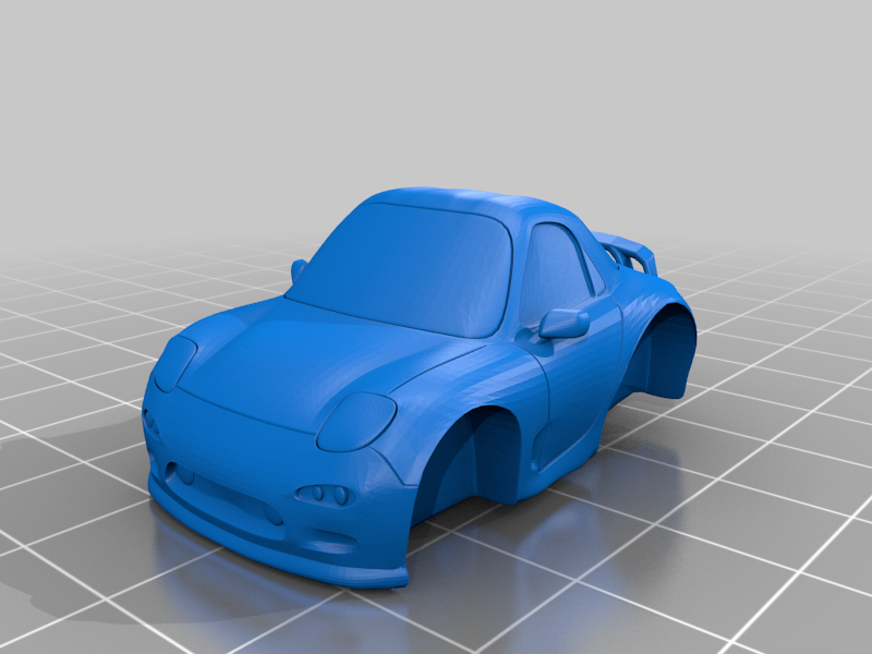 Free STL file Mazda RX-7 fd3s 🚗・Model to download and 3D print・Cults