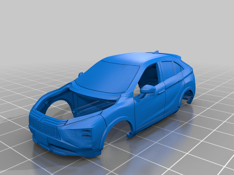 Archivo STL gratis Mitsubishi Eclipse Closs escala 64 🎲・Modelo ...