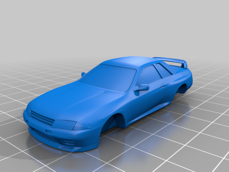 Free STL file Nissan GT-R (BNR32)・3D printable model to download・Cults