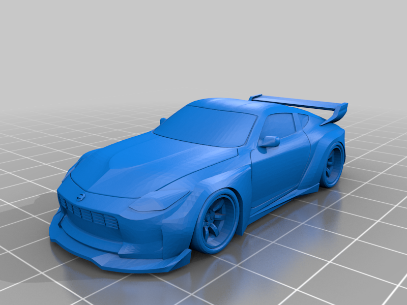 Free STL file New Nissan 400Z (Z34) with Aero parts 🆕・3D printer model ...