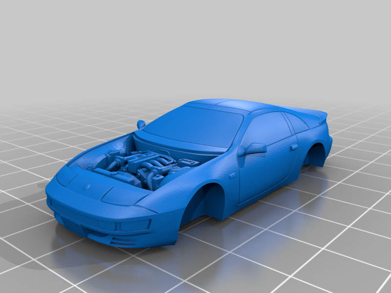 Free STL file Nissan 300ZX (Z32) 1:64th scale 🚗・3D printing design to ...