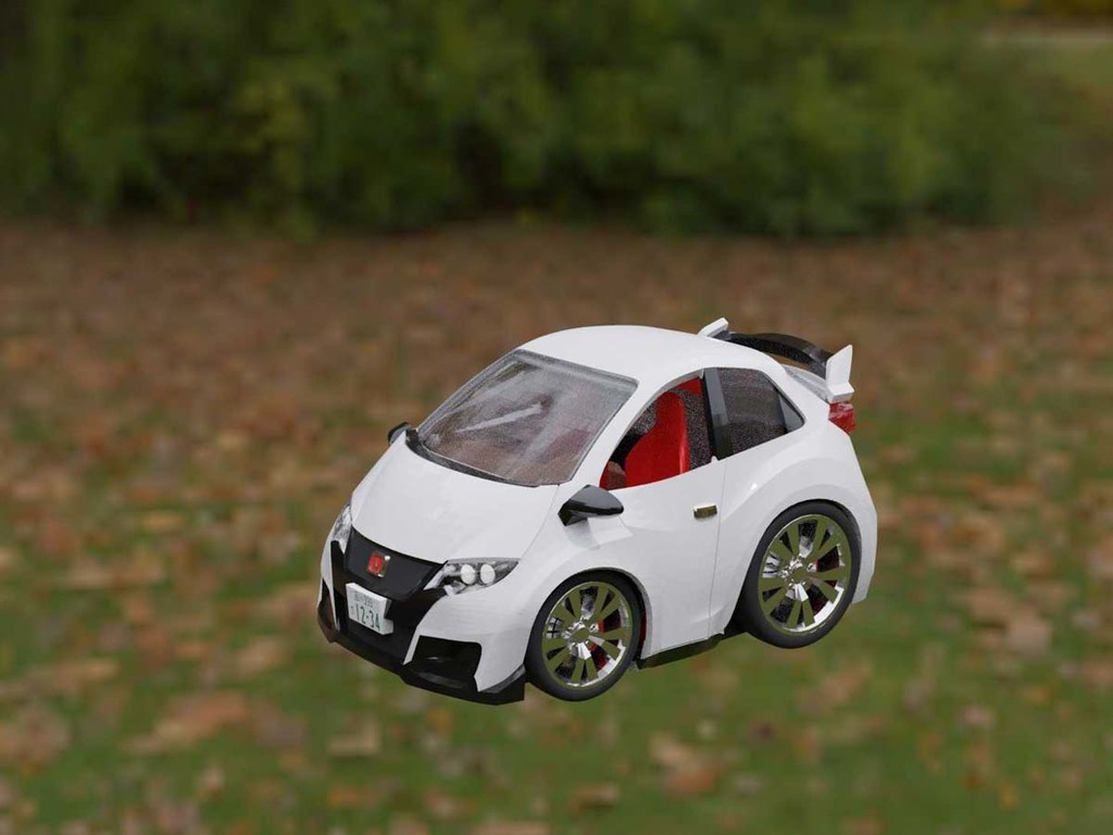 Free STL file Petite Civic Type R 2015・Design to download and 3D print ...