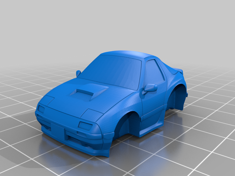 Free STL file Mazda RX-7 fc3s 🚗・3D printable model to download・Cults
