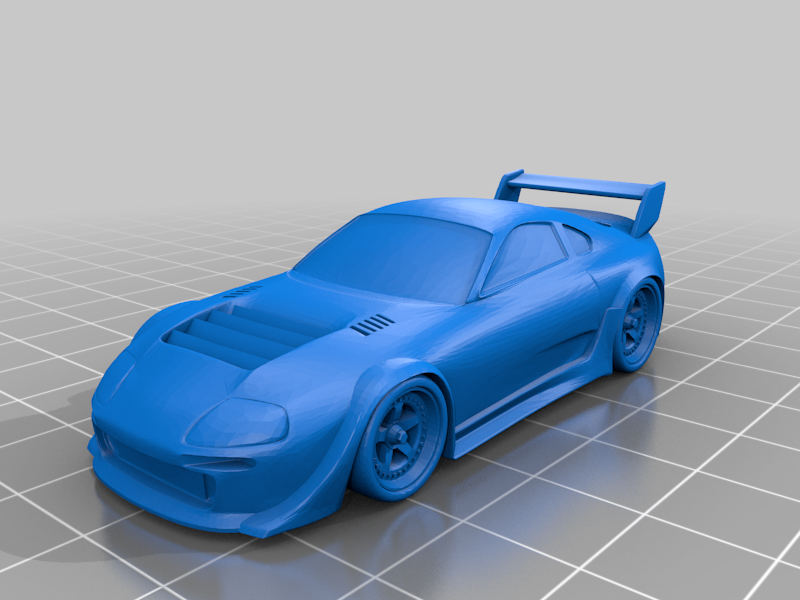 Free STL file TOYOTA Supra JGTC 1/64 scale 🚗・3D printing idea to ...