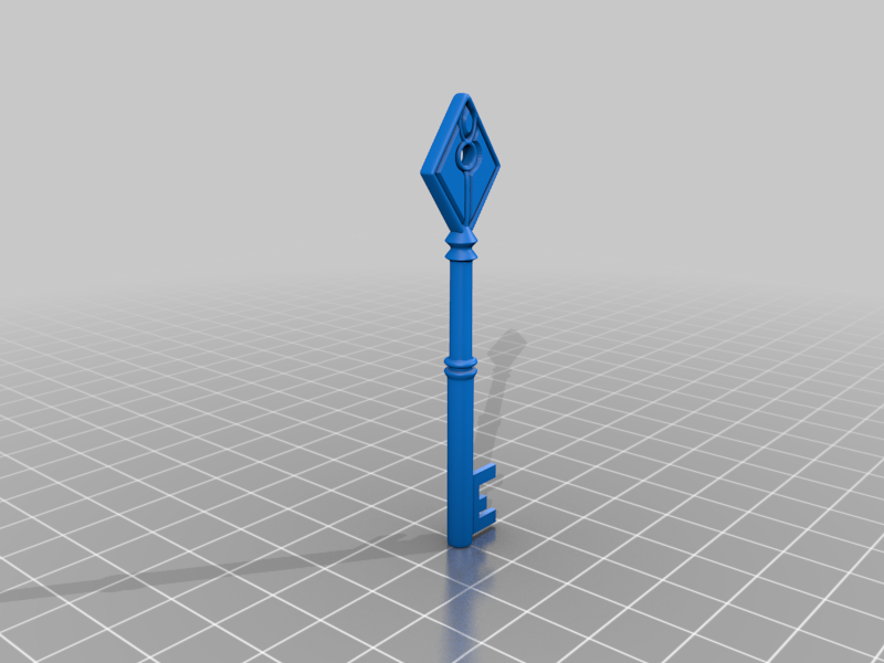 Free STL file Residual Evil 2: diamond key・3D print design to download ...