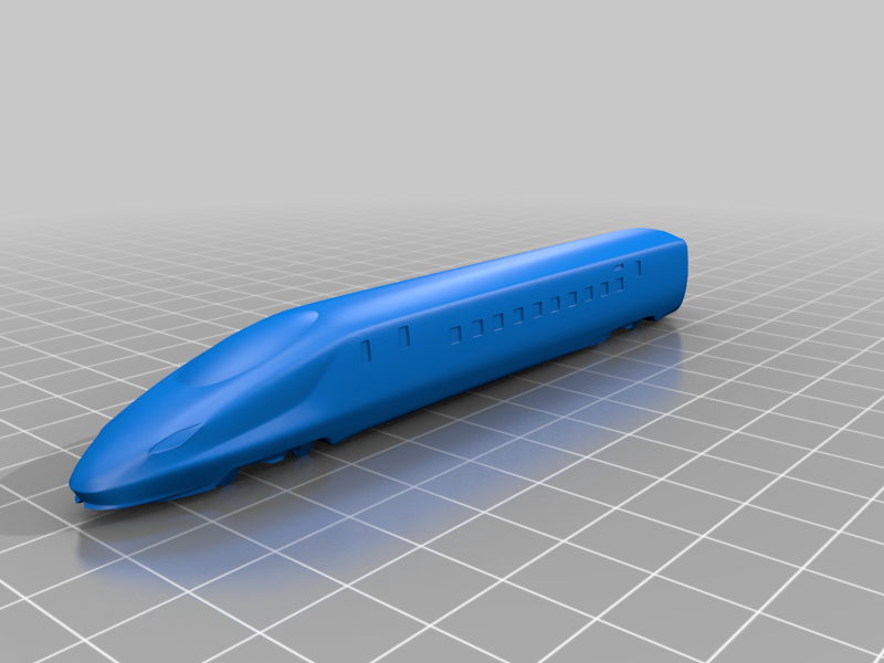 Free STL file Shinkansen E7 series (Bulled train) 🚆・3D printer design ...