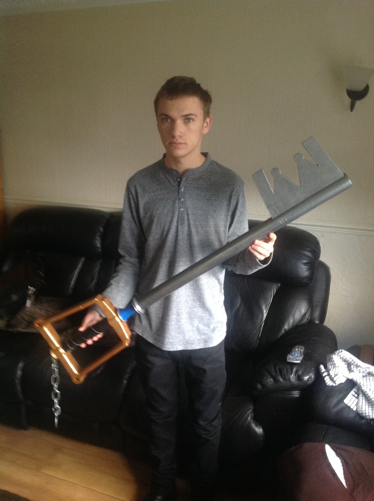 Free 3D file Kingdom Hearts Keyblade Full Size 🥰・3D printer model to ...