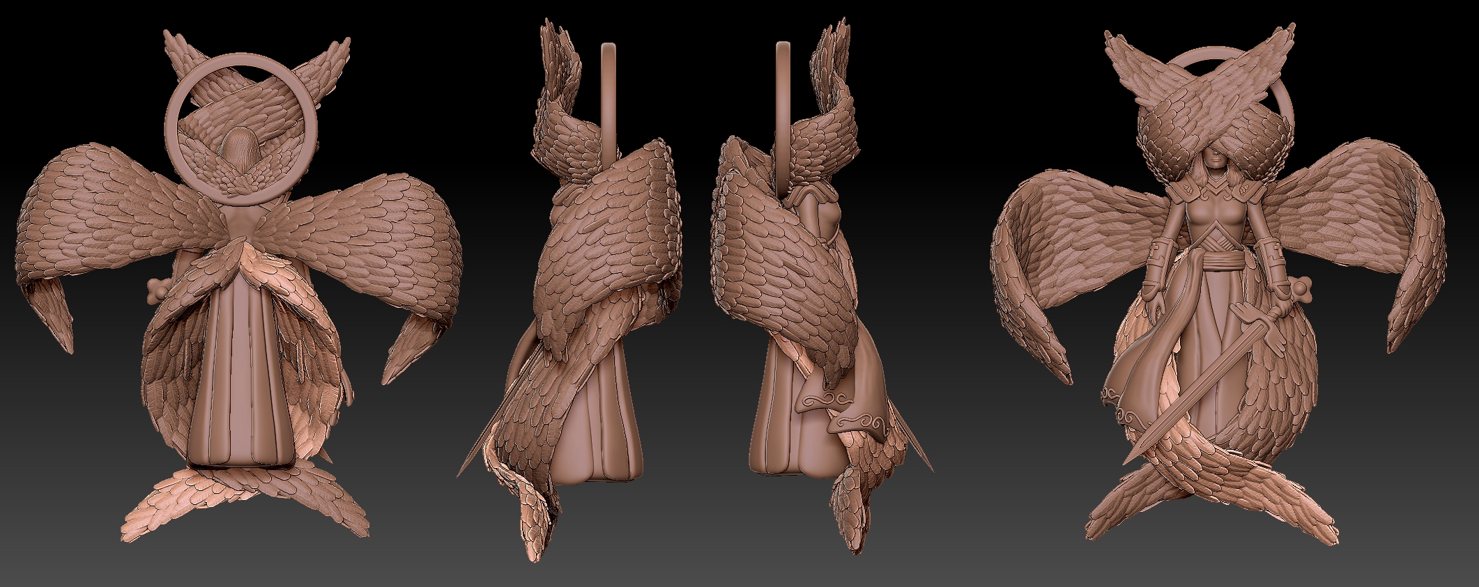 STL file Seraphim Angel 👼・3D printing template to download・Cults