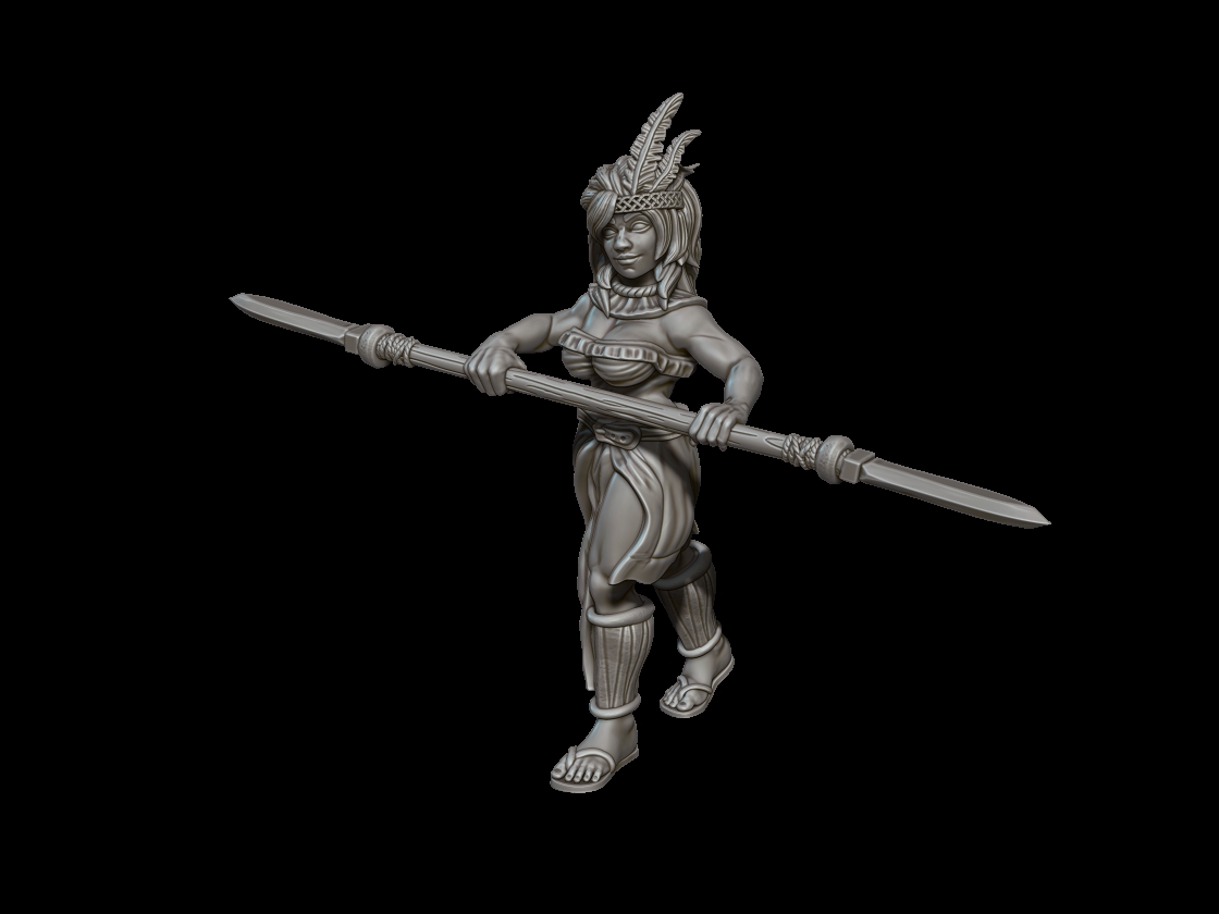Archivo STL Jane, spear of the jungle・Modelo para descargar e imprimir ...