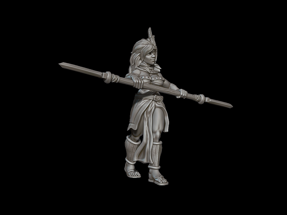Archivo STL Jane, spear of the jungle・Modelo para descargar e imprimir ...