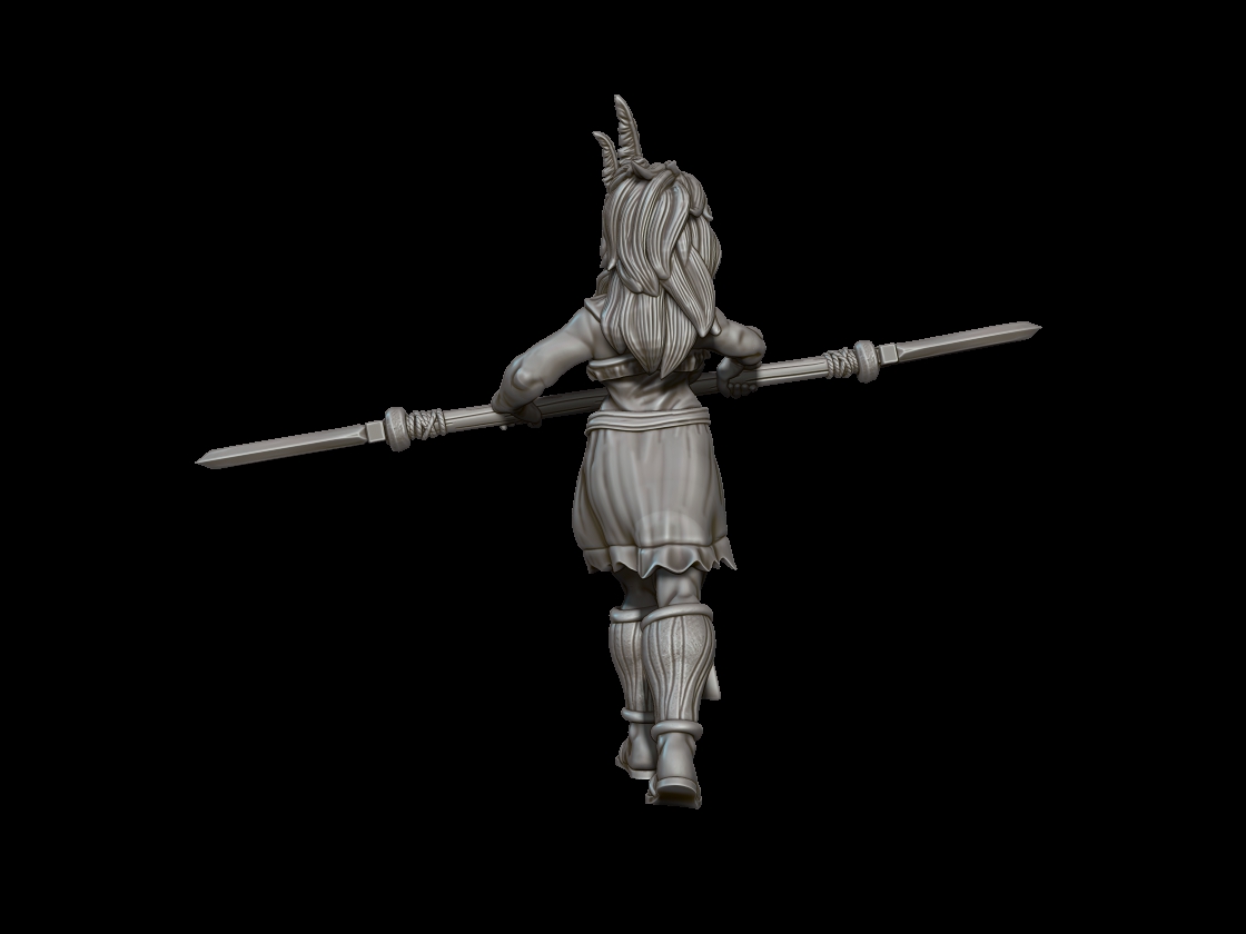 Archivo STL Jane, spear of the jungle・Modelo para descargar e imprimir ...