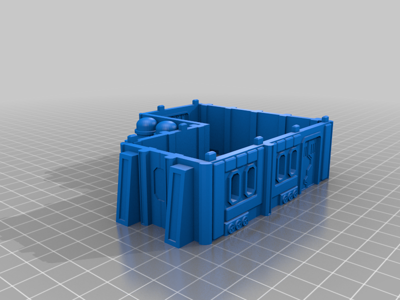 Free STL file 15mm Scifi Compound Building 🏗️・Design to download and 3D ...