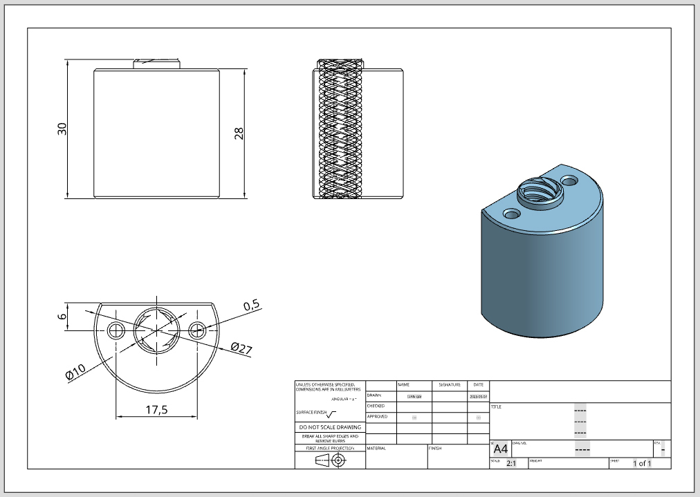 Archivo 3D gratis enroscador de tuercas t8・Modelo de impresión 3D para ...