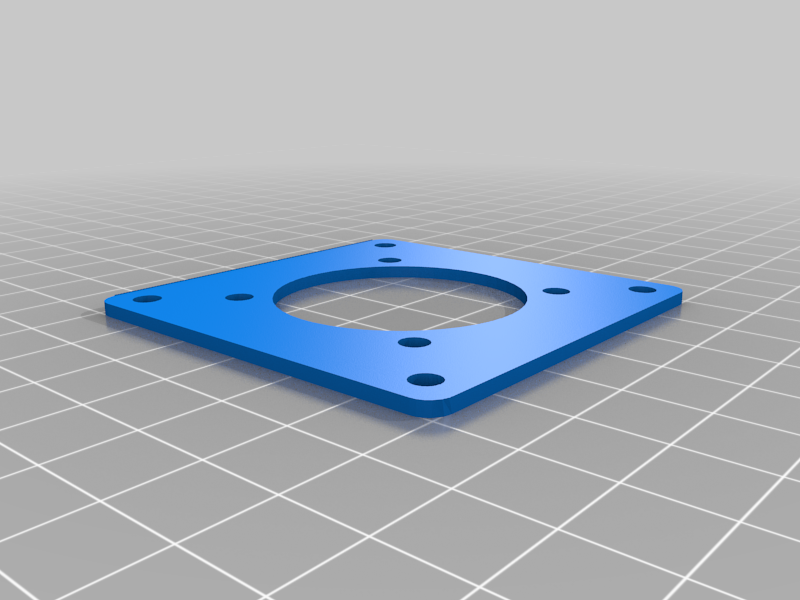 Fichier 3D gratuit 60_to_40mm_fan_adapter_flat・Modèle pour imprimante ...