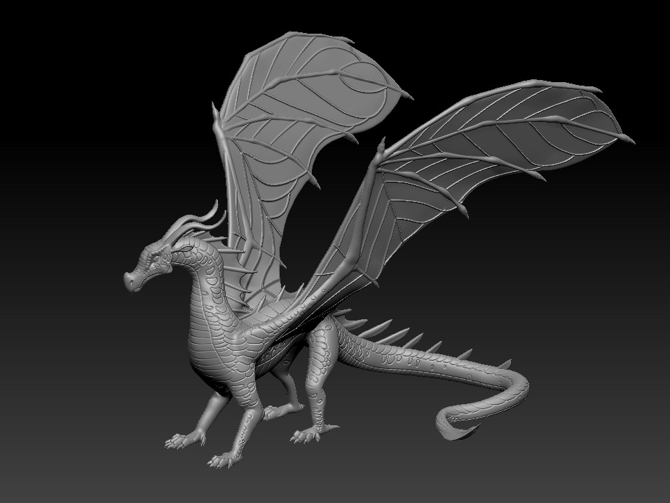 STL file Dragon of LeafWings Tribe from Wings of Fire・3D printer design ...